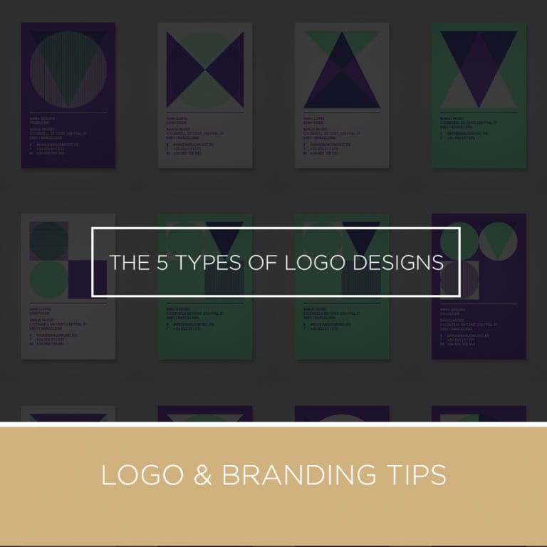 5 Types of Logo Designs- With Infographic